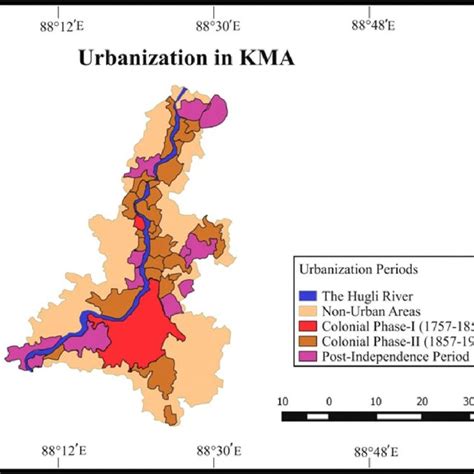 Kolkata Metropolitan Area Source Composed By The Authors 2017