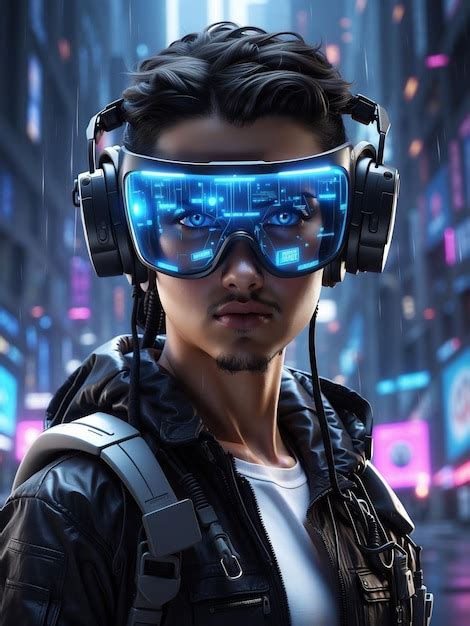 Premium Photo Illustrations Of Humans Using Virtual Reality Feel Of