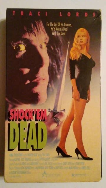 Shock Em Dead Vhs Traci Lords Horror Slasher 1990 Academy Entertainment