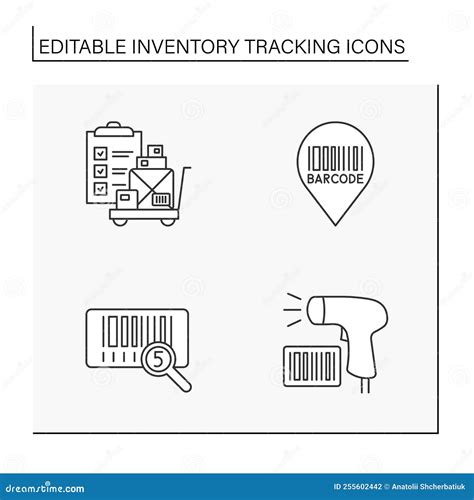 Inventory Tracking Isolated Cartoon Vector Illustrations 269524778
