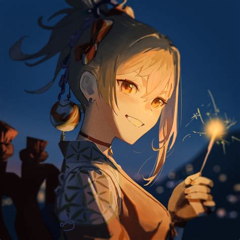 Yoimiya Genshin Impact Drawn By Eri96 Danbooru