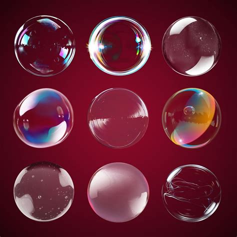 Bubble Effect Design Element Set Free Photo Rawpixel