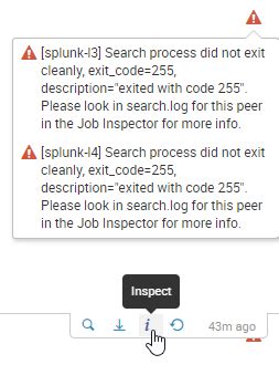 Troubleshooting Splunk Error Search Process Did Not Exit Cleanly