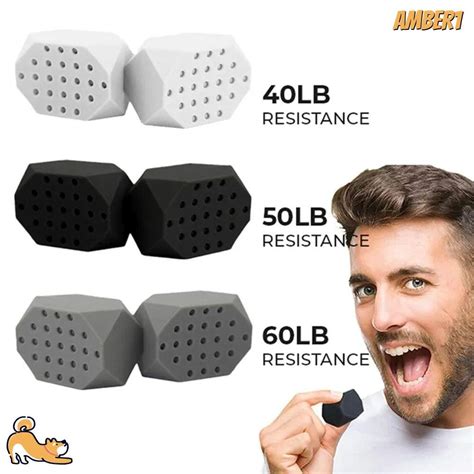 Amber1 Jaw Exerciser Facial Chew Bite Muscle 405060lbs Redefine