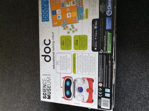 National Science Museum Doc Educational Talking Robot Coding Robot And Game £22 50 Picclick Uk