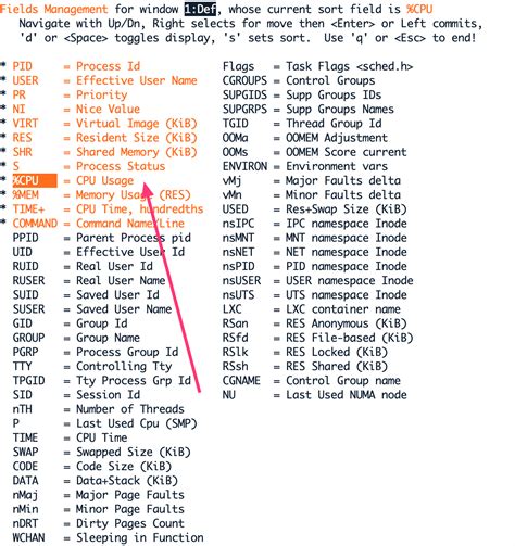 Linux Top 改变排序标准 刘宏缔的架构森林 博客园