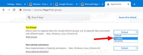 Enable Tab Groups In Google Chrome