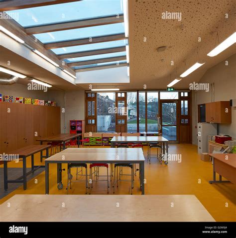 Art Classroom With Skylight And Orchard Garden View St Angelas