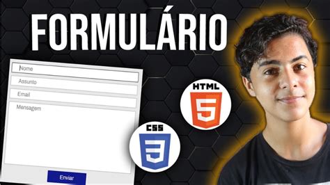 FormulÁrio Responsivo Com Html E Css Youtube