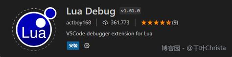 Lua一VSCode 搭建 Lua 开发环境 千叶Christa 博客园