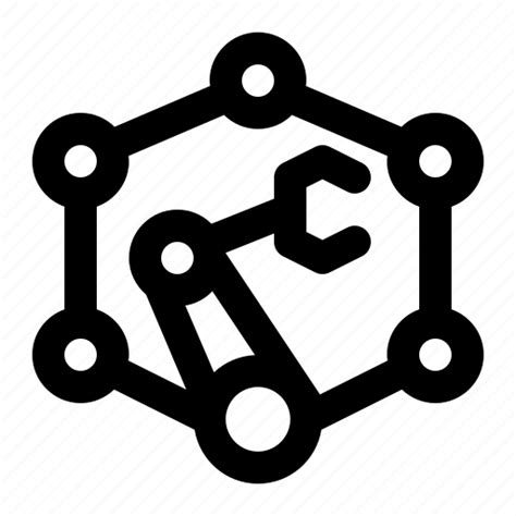 robotics system robotic modeling robot process automation icon
