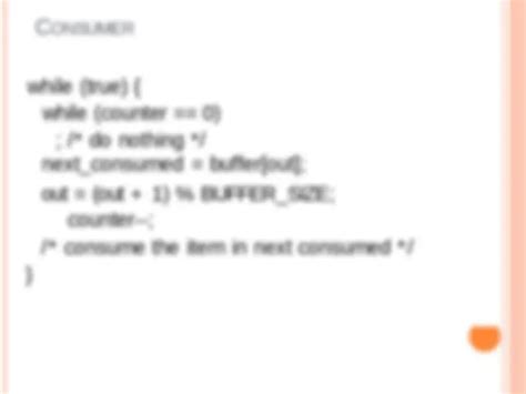 Process Synchronization And Models Of Ipc Summaries Operating Systems