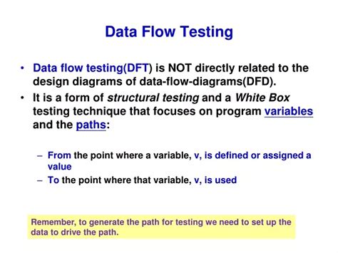 Ppt Data Flow Testing Powerpoint Presentation Free Download Id9476054