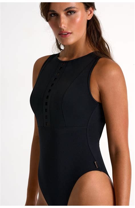 Shan High Neck One Piece Swimsuit With Mosaic Cutouts Nordstrom