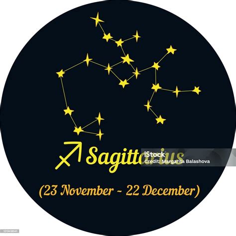 벡터 일러스트 파란색 원의 조디악 표지판 별자리 및 날짜 궁수 자리 게자리에 대한 스톡 벡터 아트 및 기타 이미지 게자리