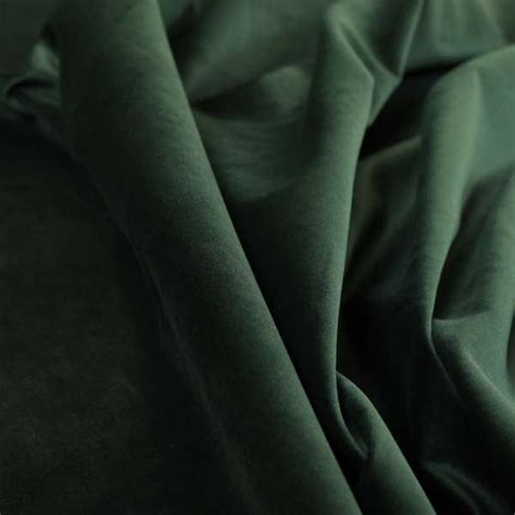 Venice Velvet Fabrics In Dark Green Colour Furnishing Upholstery Velvet