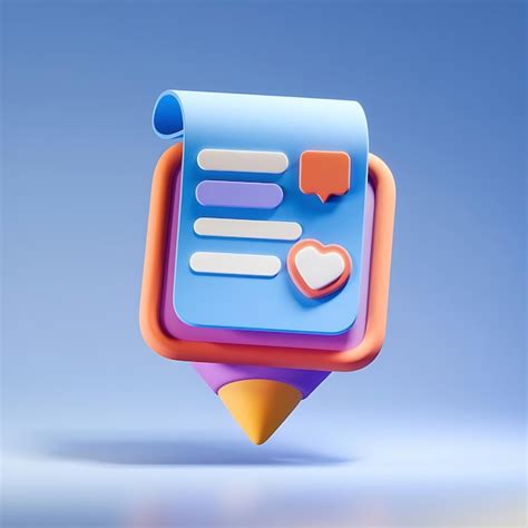 Playful 3d Interface Design With Floating Elements Premium Ai