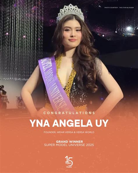 Chinoy Congratulations To Yna Angela Uy From The Philippines 🥳🎉 We