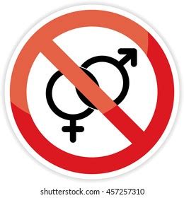 No Sex Sign On White Backgroundvector Stock Vector Royalty Free 457257310 Shutterstock