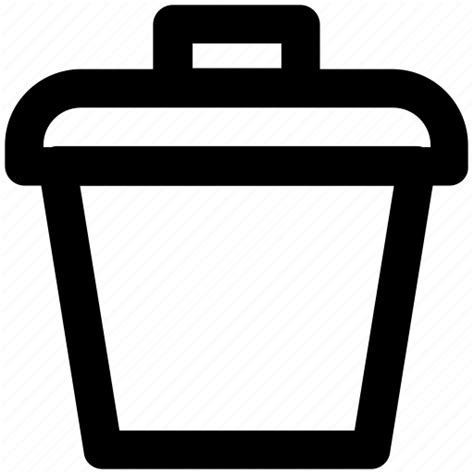 Bin Delete Dustbin Remove Trash Trashcan Icon