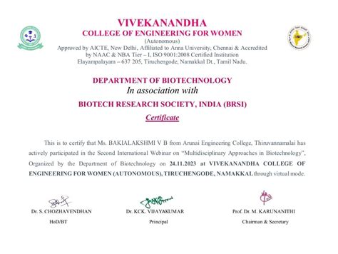 bakia lakshmi on linkedin vcew brsi