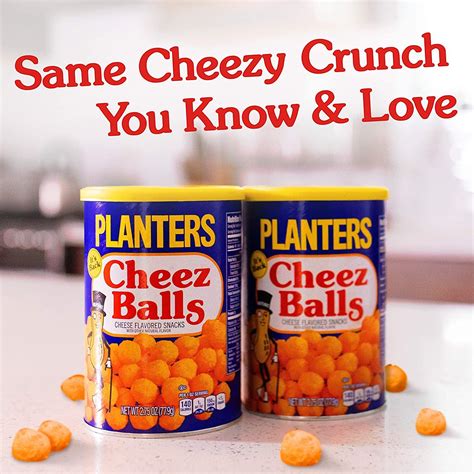 Planters Original Cheez Balls 2 75oz Pack Of 12 Cheese Flavored
