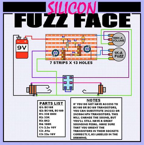 Fuzz Face Pedal Circuit Diagram Unveiling The Inner Workings