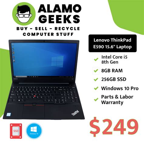 Buy Lenovo Thinkpad E590 15 6 Laptop Intel Core I5 8th Gen 8gb Ram