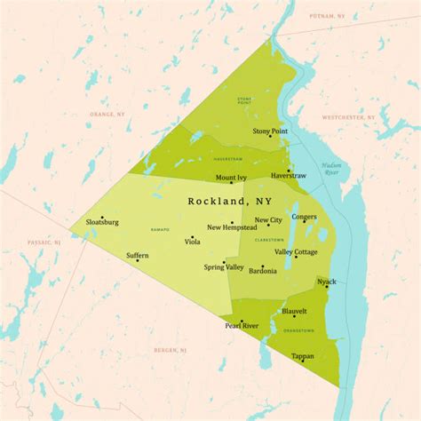 Map Of Rockland County Ny 30 Rockland County Stock Illustrations