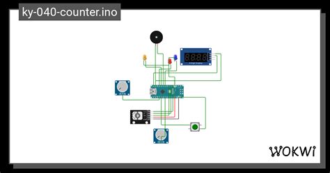 Ky 040 Wokwi ESP32 STM32 Arduino Simulator