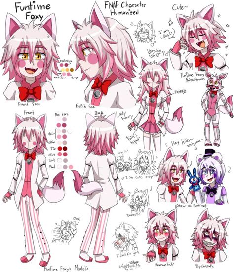Funtime Foxy Fnaf Sl Humanized By Adrikoneko Mizuiro Fnaf Drawings