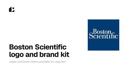 Boston Scientific Logo And Brand Kit Logodev