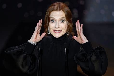 Изабел Юпер по време на 46 та церемония по награждаването на филмовите