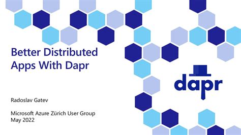 Aks Series 6 Video Better Distributed Apps With Dapr By Radoslav