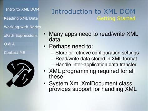 Ppt Xml Dom Functionality In Net Powerpoint Presentation Free Download Id3698249