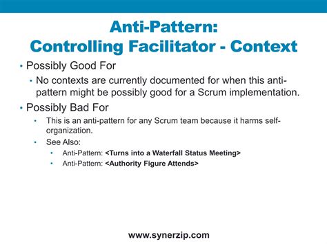 Effective Daily Scrum Patterns Ppt