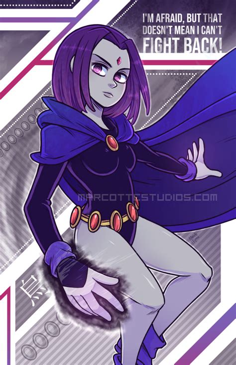Raven Teen Titans By Marcotte On Deviantart