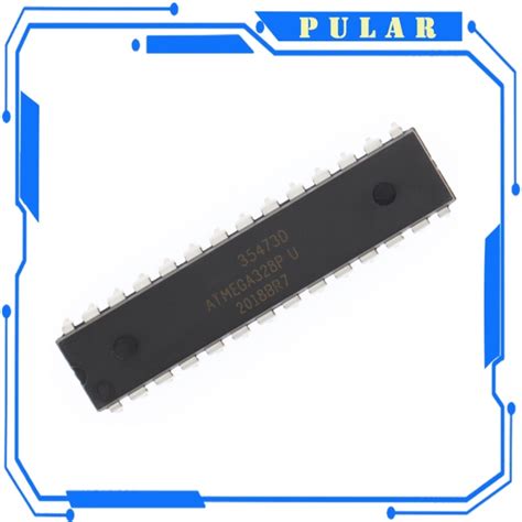 Atmega328p Pu Dip28 Ic Chip Atmega328p Pu Microcontroller 32k Flash