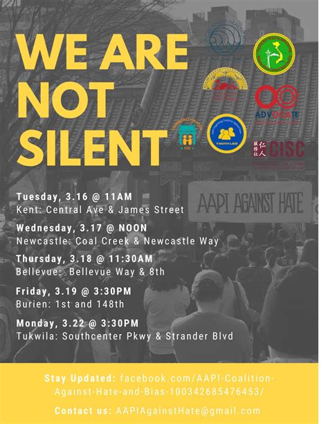Aapi Coalition Against Hate And Bias Hosting Rally On March 22 Oca