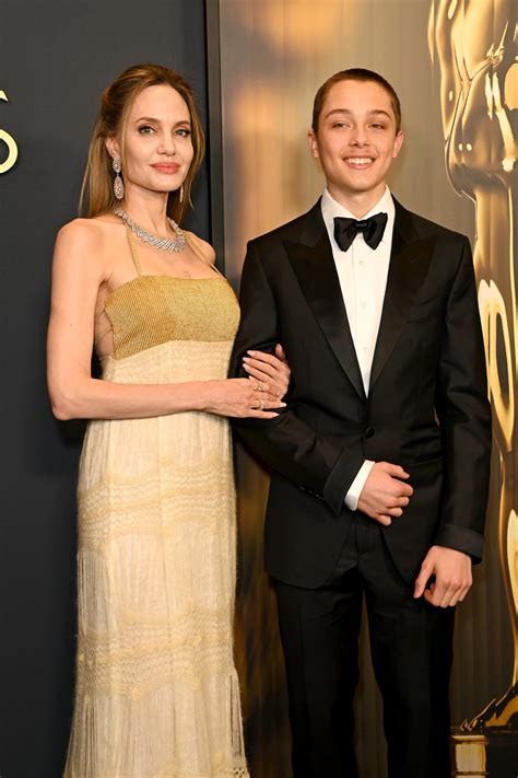 Angelina Jolie Knox Jolie Pitt At Governors Awards Photos Betches