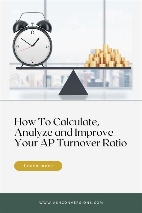 AP Turnover Ratio How To Calculate Analyze And Improve Ap Automation Improve Yourself
