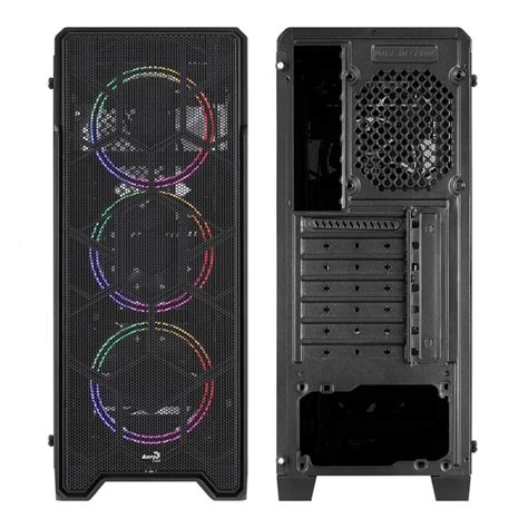 Aerocool Ore Saturn FRGB Negro Caja/Torre | COOLMOD
