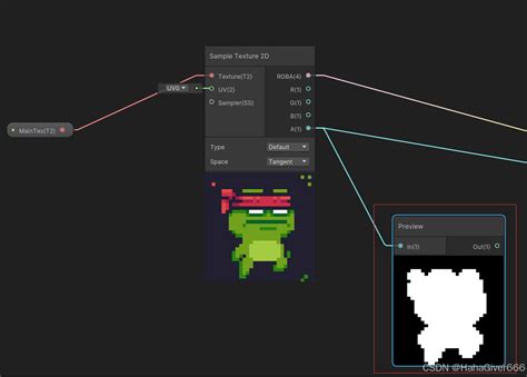 Unity Shader Graph 2d 角色的外描边效果unity2d 外描边 Csdn博客