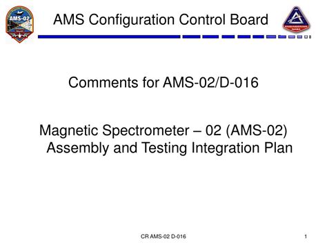 PPT AMS Configuration Control Board PowerPoint Presentation Free Download ID 4676621