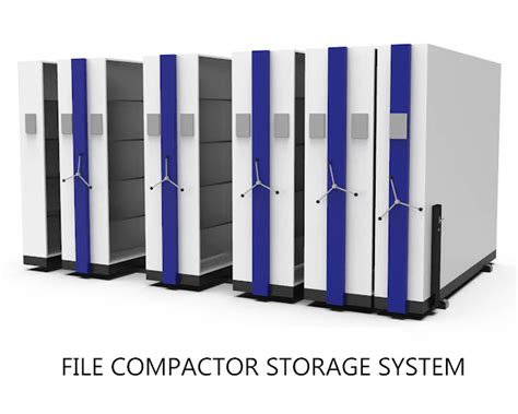 File Compactor Storage System Specifications For Office Use Manufactured By Myriad Storage System