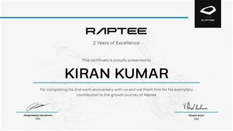 Today Marks Two Years Since I Started At Raptee And What A Journey It