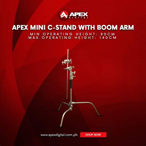 Apex Mini C Stand And Mini C Stand With 60cm Boom Arm Sale Price In The Philippines Store