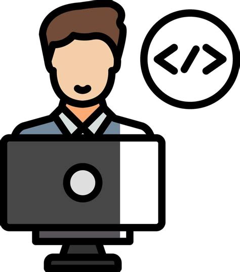 Programmer Vector Icon Design 27305488 Vector Art At Vecteezy