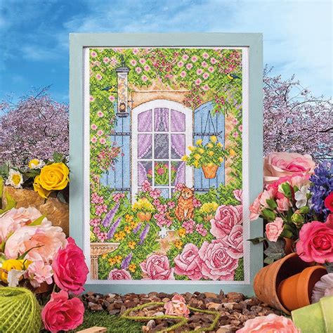 cross stitcher project pack issue 408 room with a view