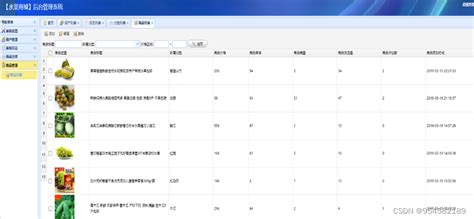 基于ssm的水果商城系统设计与实现 Csdn博客
